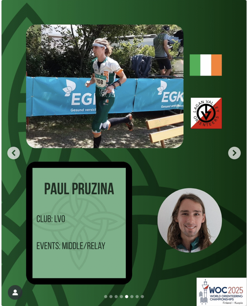 ☘️ 🧭 Paul Pruzina to Represent Ireland at 2025 World Orienteering ...