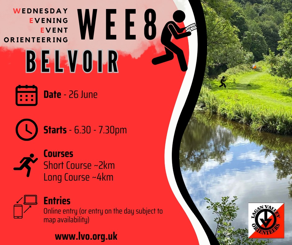 WEE 8 Belvoir Entries Close Tomorrow at 7pm